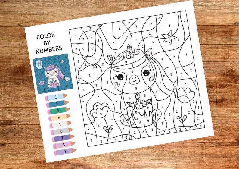 Color by Number Coloring Pages, Unleash Your Creativity With Fun and ...