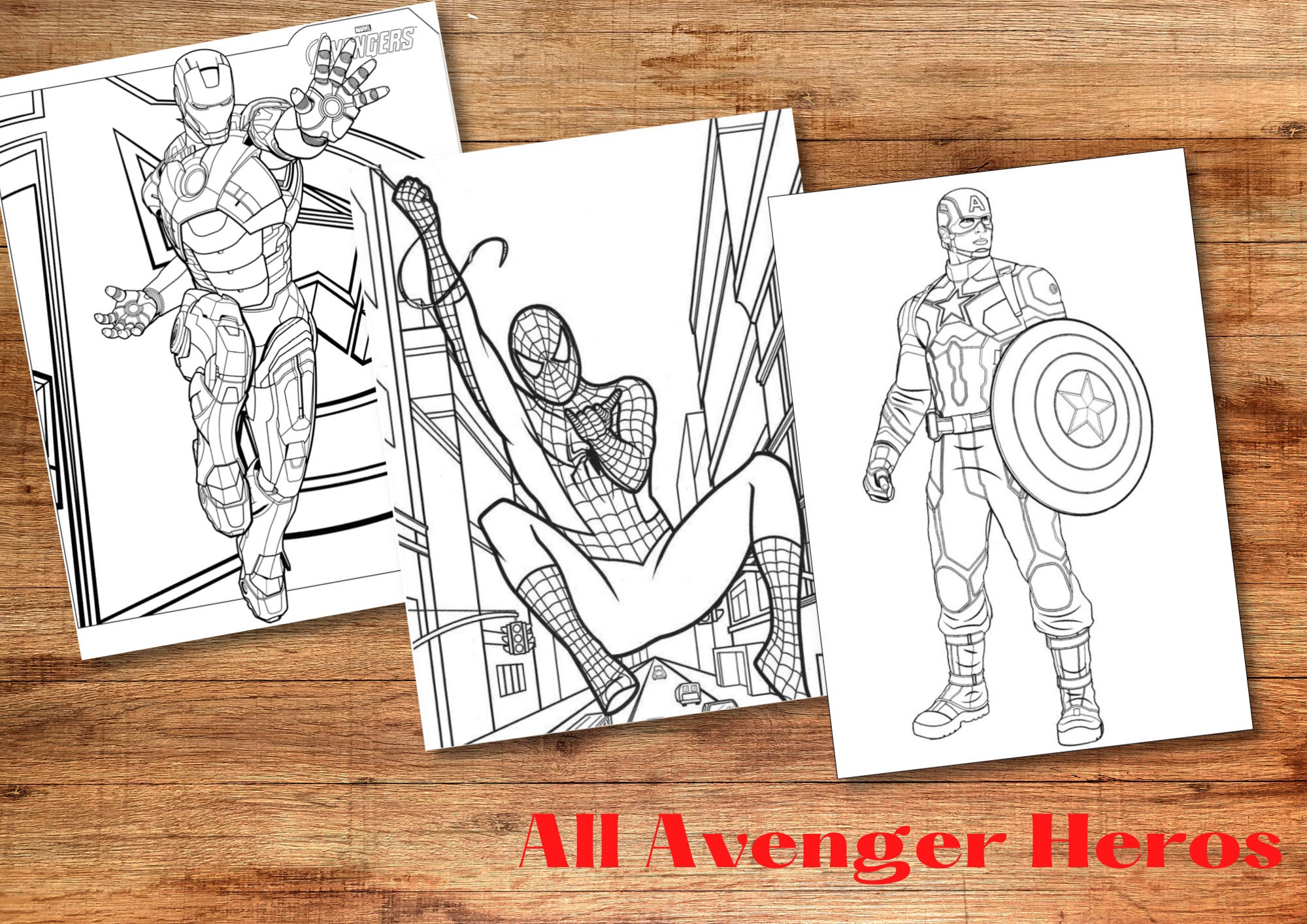 Avengers Superhero Coloring Pages, Unleash Your Inner Hero With Marvels ...