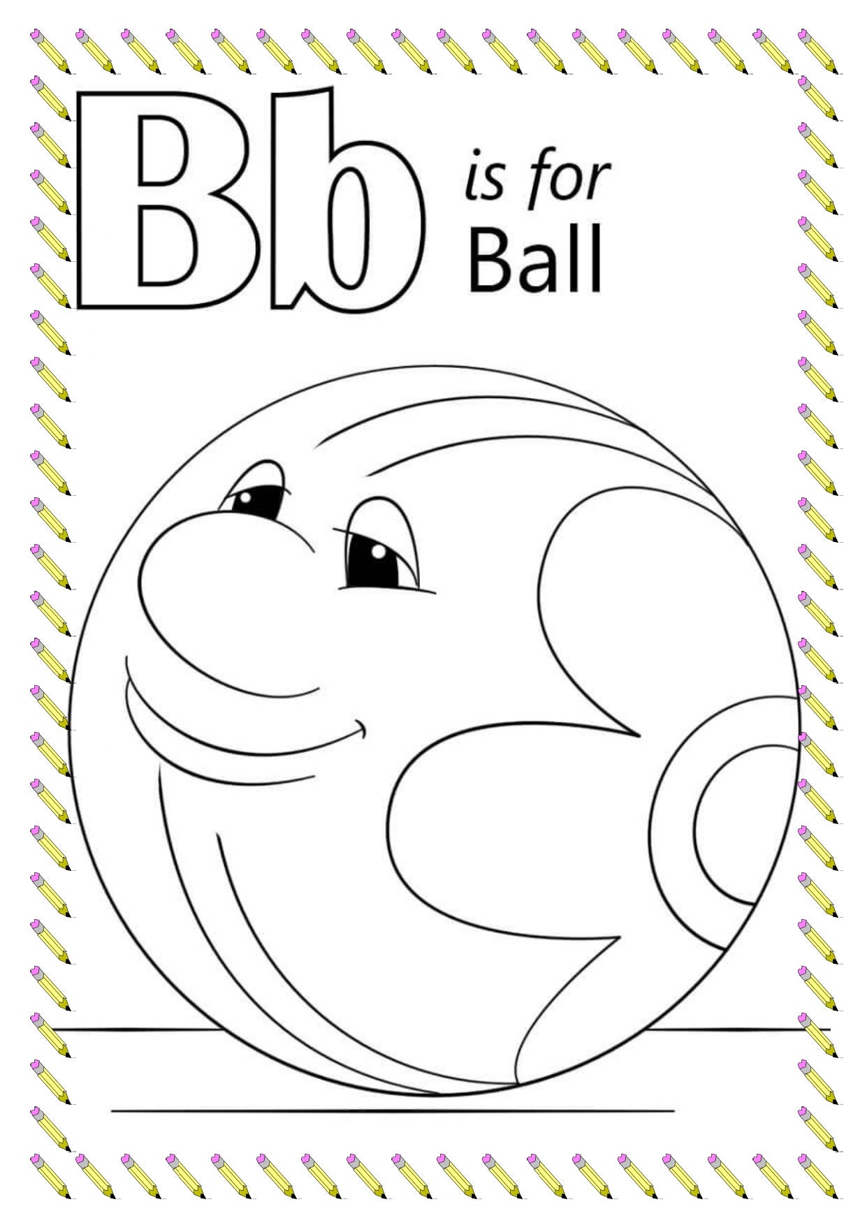 A to Z Alphabets 52 Coloring Pages for Kids, Digital Printable Pages ...