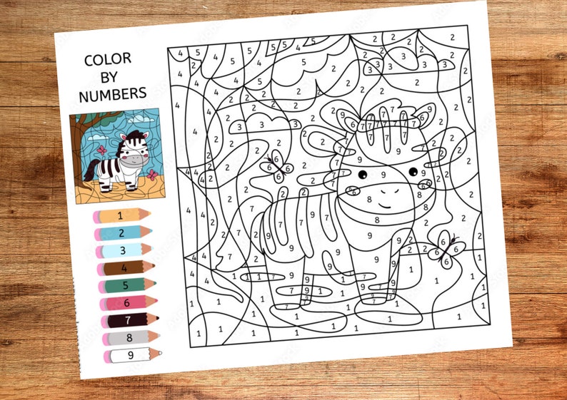 Color by Number Coloring Pages, Unleash Your Creativity With Fun and ...