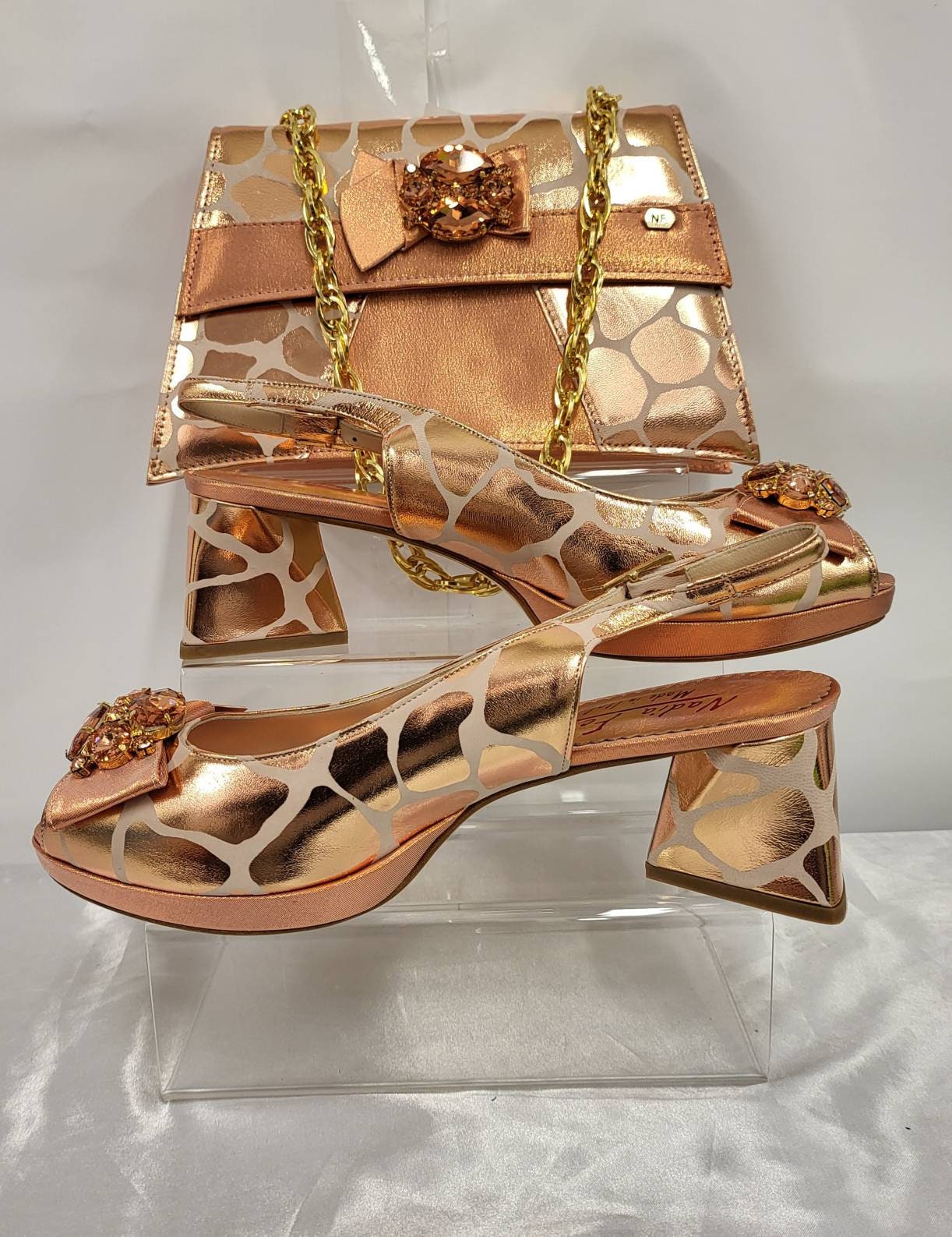 Italian Shoe and Bag Matching Set for Parties and Celebrations - Etsy