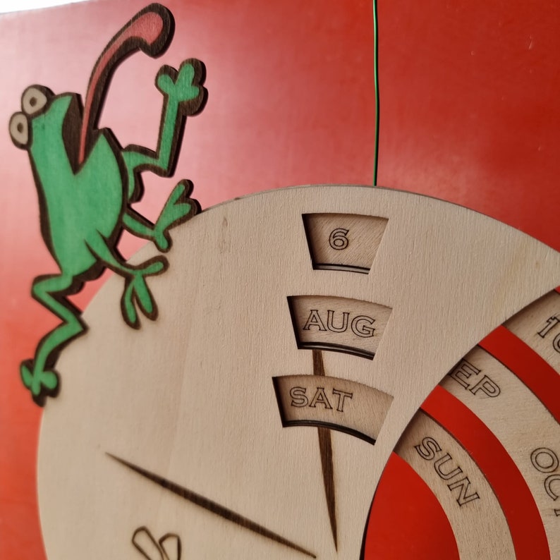 Frog Perpetual Calendar Laser Cut Files - Etsy UK
