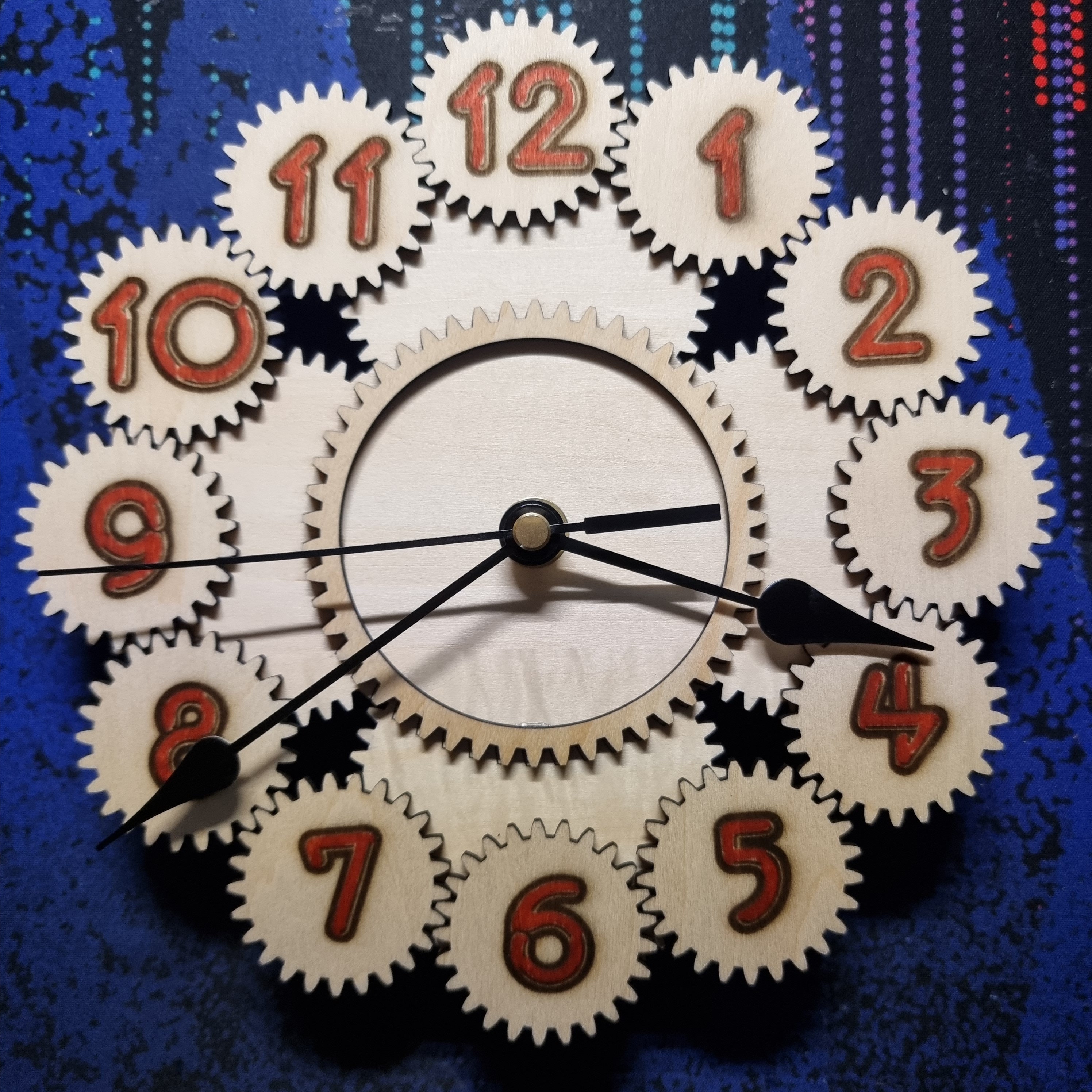 Gear Clock Laser Cut Files - Etsy