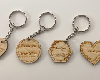 Thank You Keychain - Etsy UK