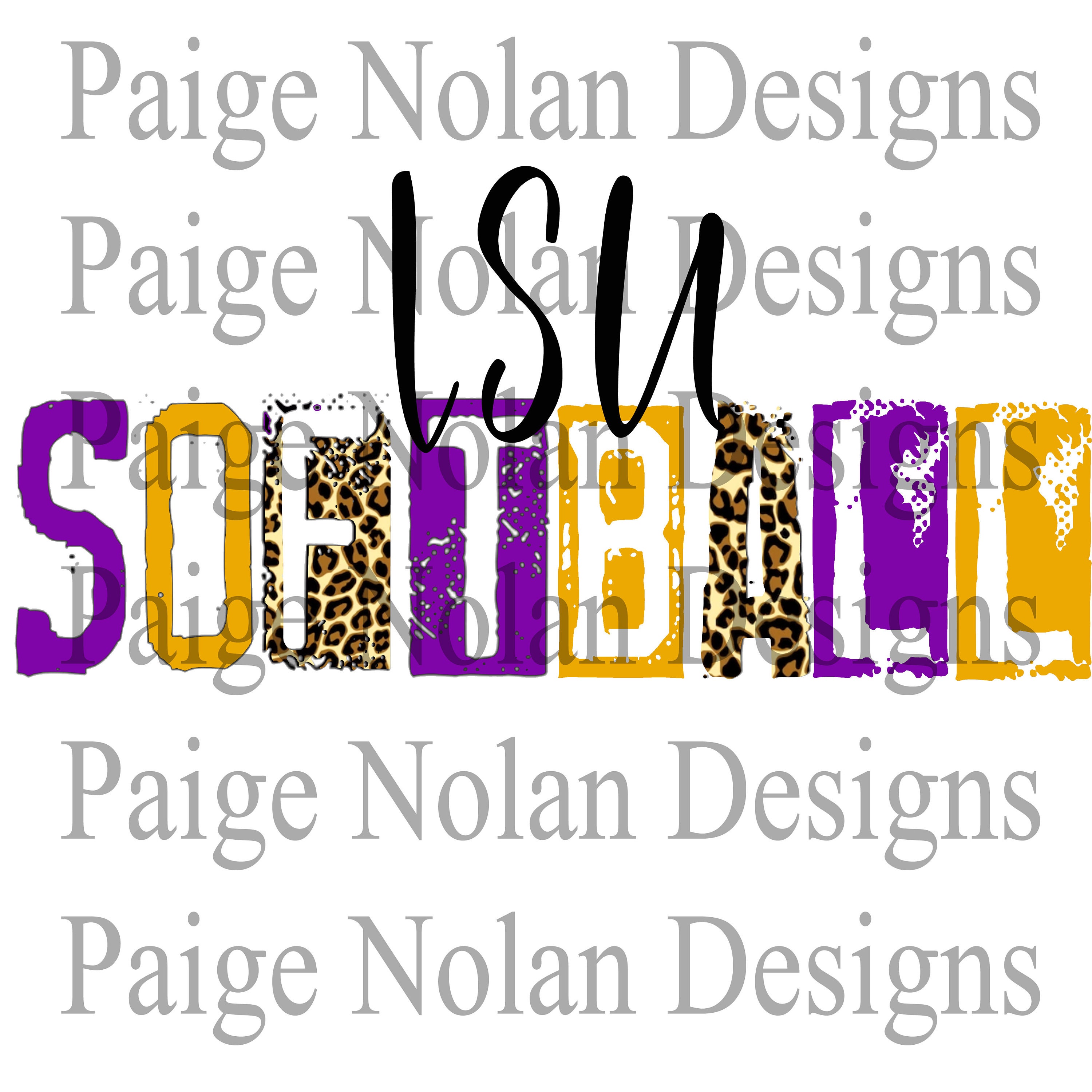 LSU, Tigers, Softball Sublimation Transfer PNG - Etsy