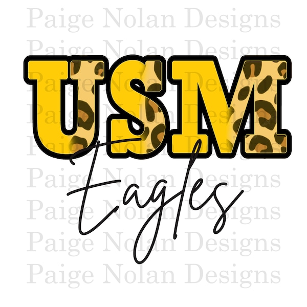 Svg University of Southern Mississippi - Etsy