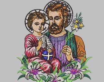 Saint Joseph Embroidery - Etsy