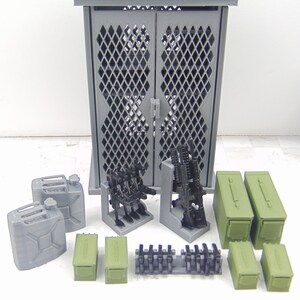 Custom Accessory 1:12 Scale for 6 Inch Action Figures Armory Locker ...