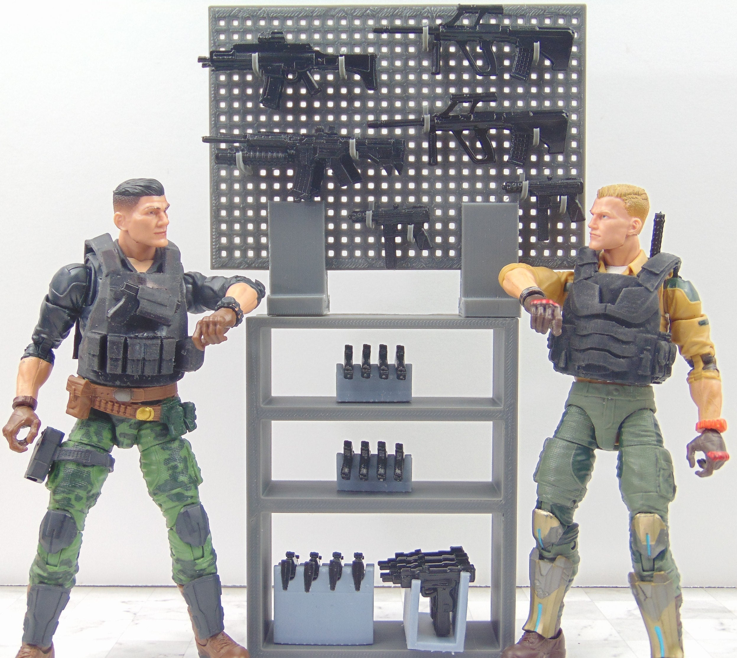 Custom Accessory 1:12 Scale for 6 Figures Modular Armory - Etsy