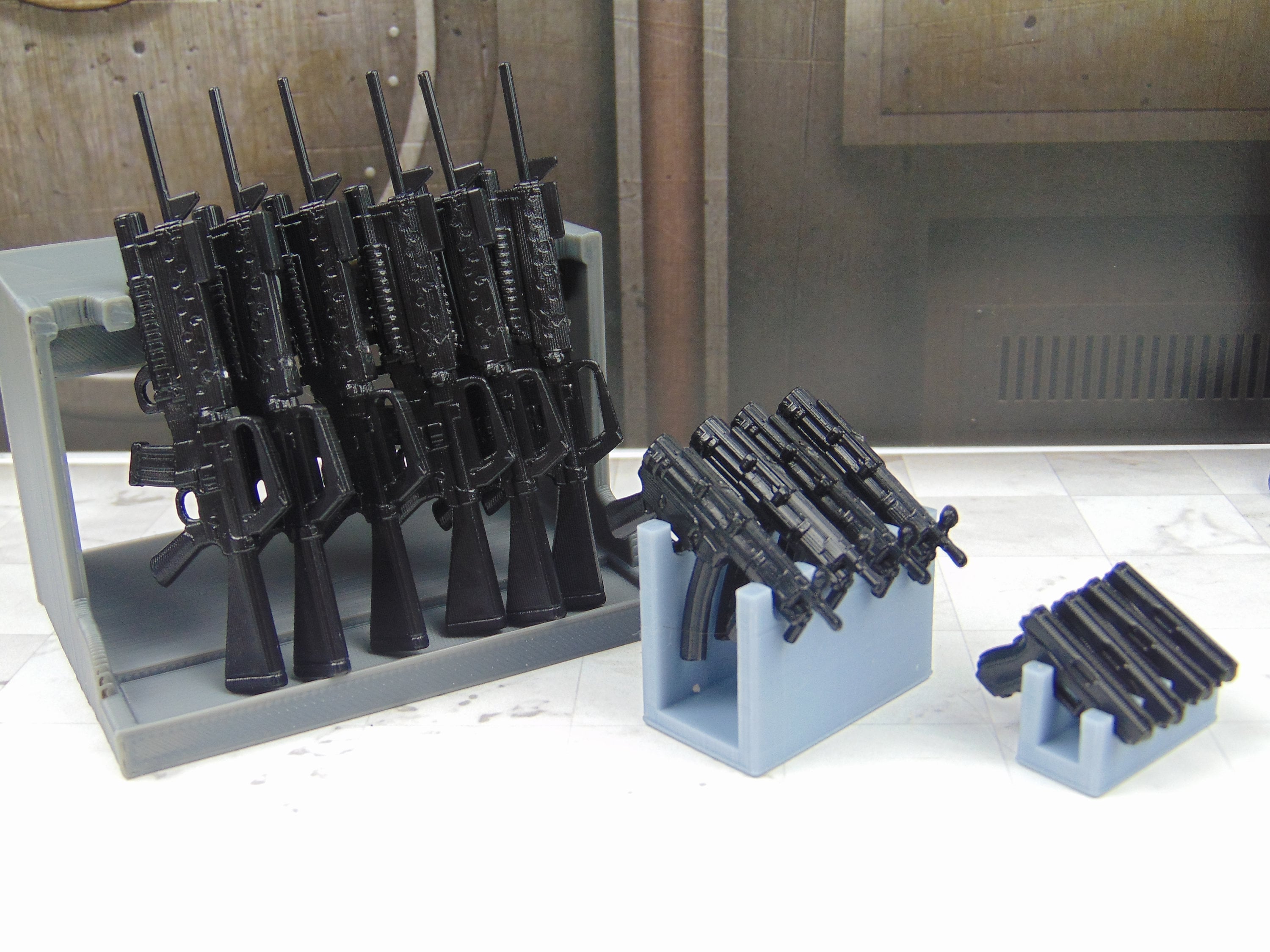 Custom 1:12 Scale Armory Bundle Diorama Prop Display 3D Printable Files ...