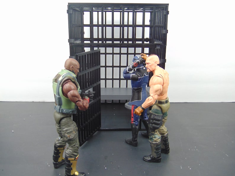 1:12 Scale Jail Cell Prison Diorama Prop Accessory 3D Print File STL ...