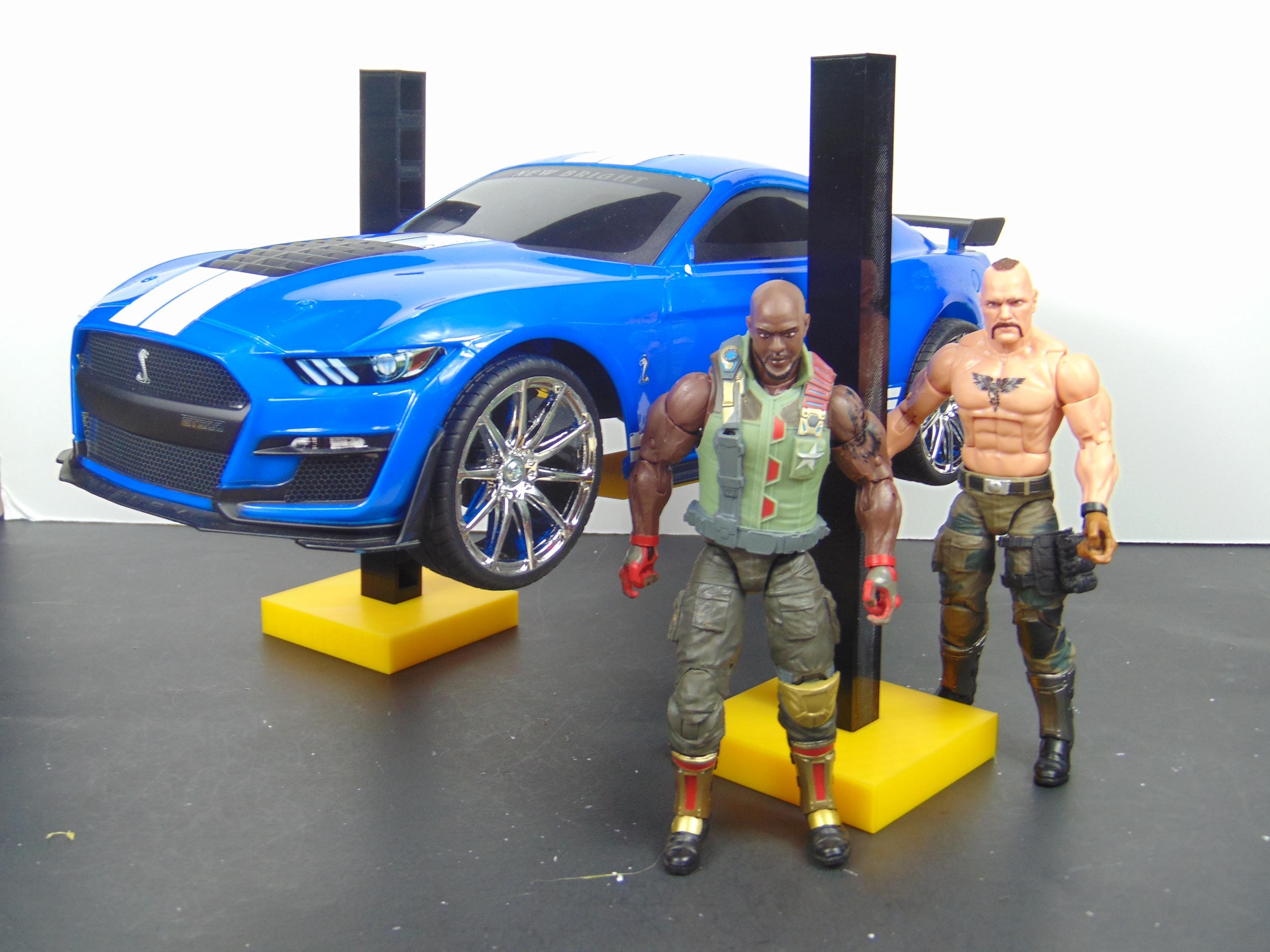 Custom 1:12 Scale 3D Printable Garage Car Lift Diorama Prop STL Files ...