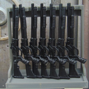 1:12 Scale 3D Printable Vertical Gun Racks Diorama Prop Accessory Set ...