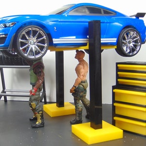 Custom Accessory 1:12 Scale for 6 Inch Figures Garage Auto Shop Car ...