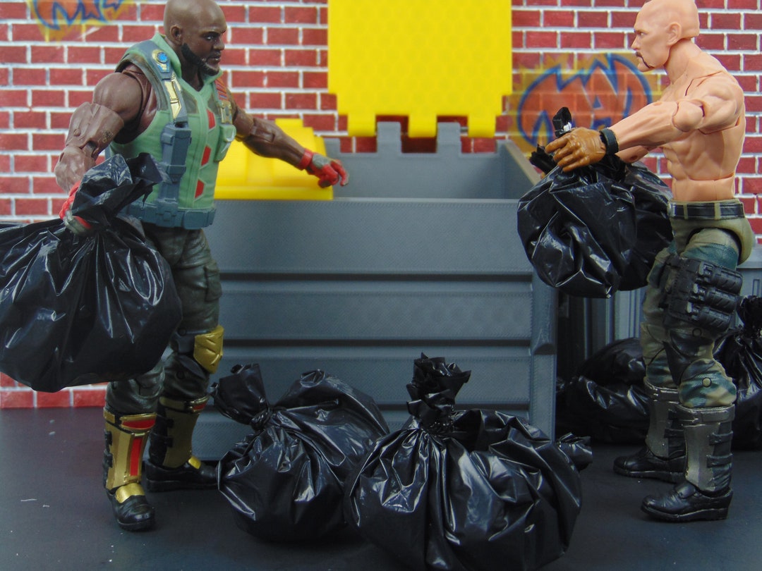 Custom Accessory 1:12 Scale Realistic Bags of Trash and - Etsy