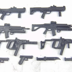 Custom Weapons 1:12 Scale for 6 Figure Rifle SMG Shotgun - Etsy