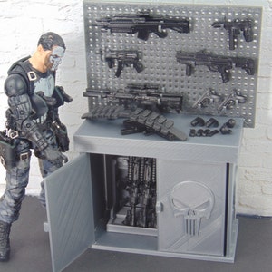 Custom 1:12 Scale Armory Bundle Diorama Prop Display 3D Printable Files ...