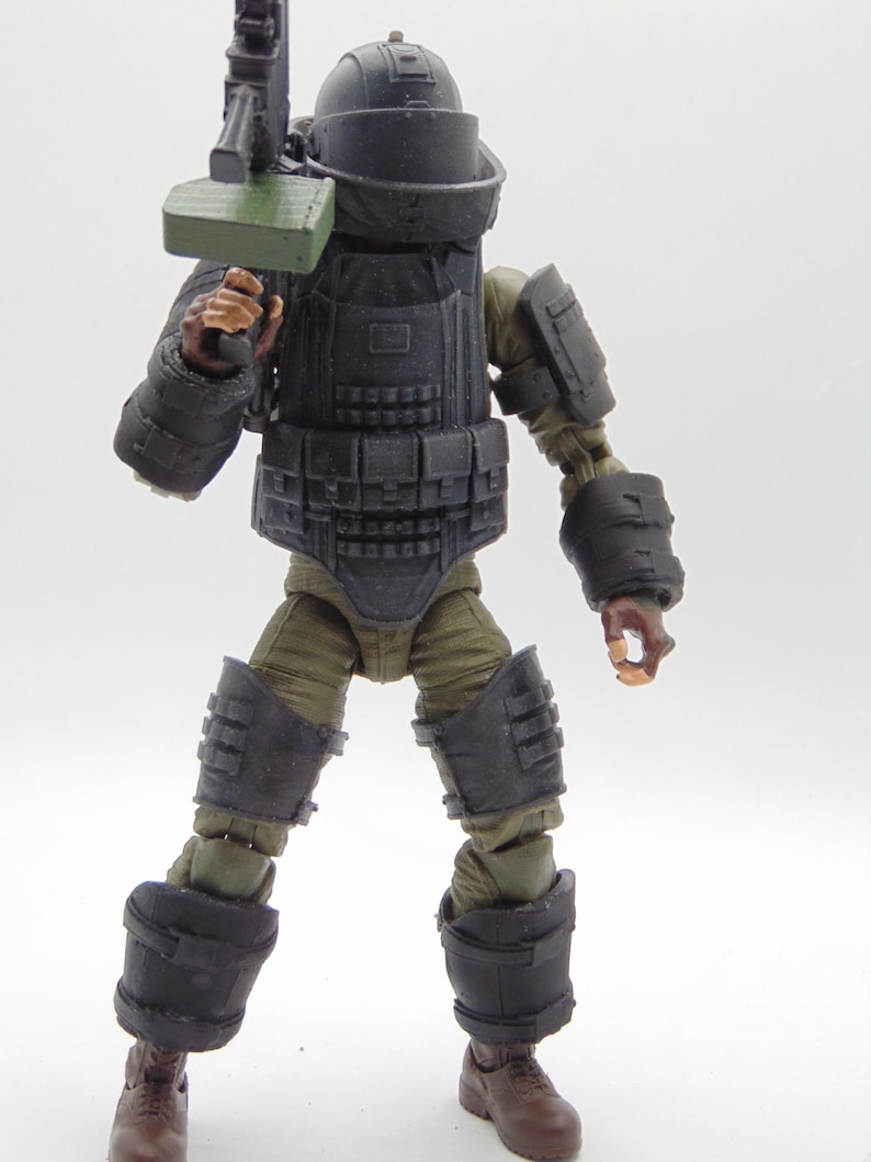 Custom 1:12 Scale JUGGERNAUT Armor Accessory Set for 6" GI JOE ...