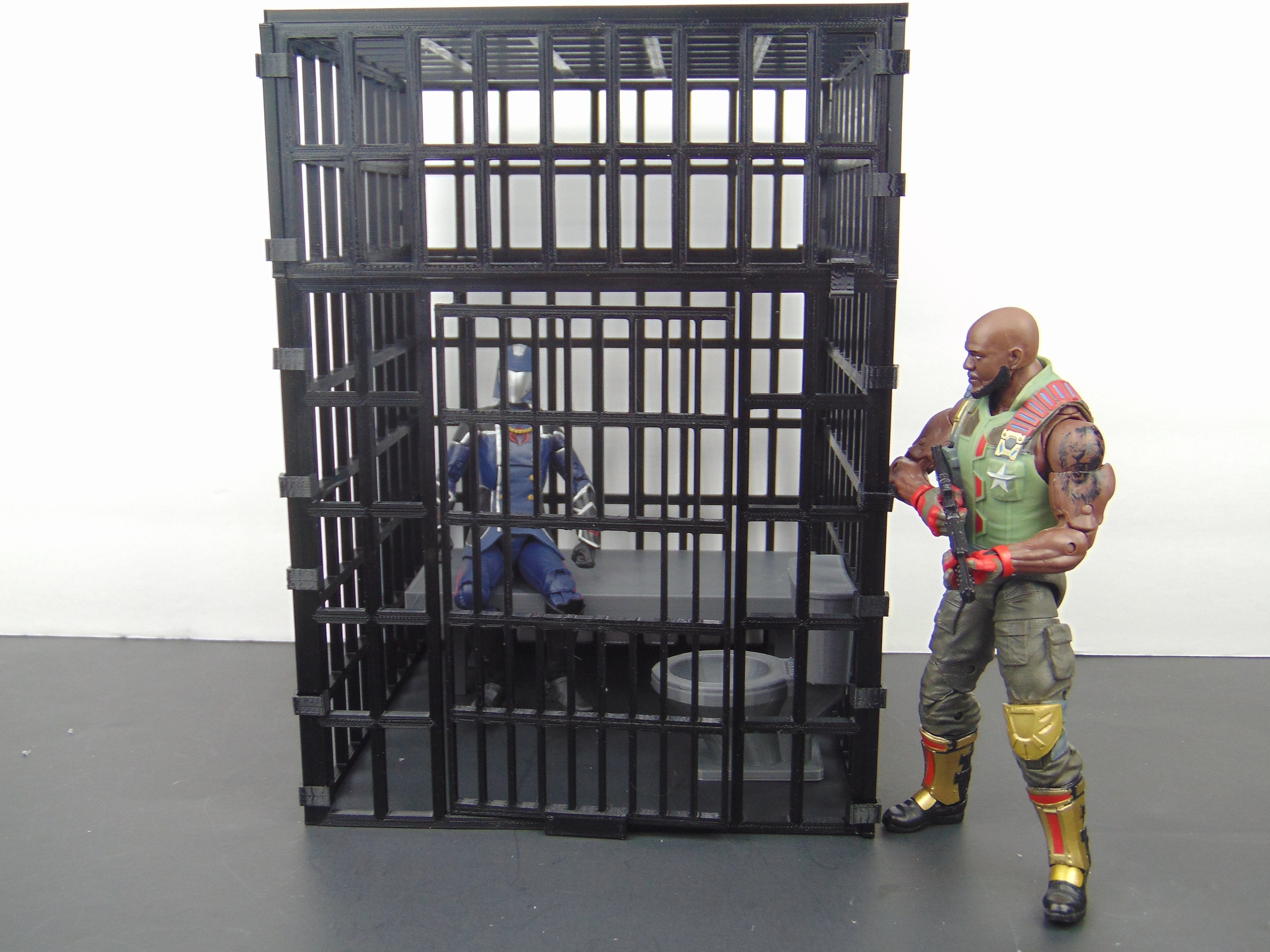 1:12 Scale Jail Cell Prison Diorama Prop Accessory 3D Print File STL ...