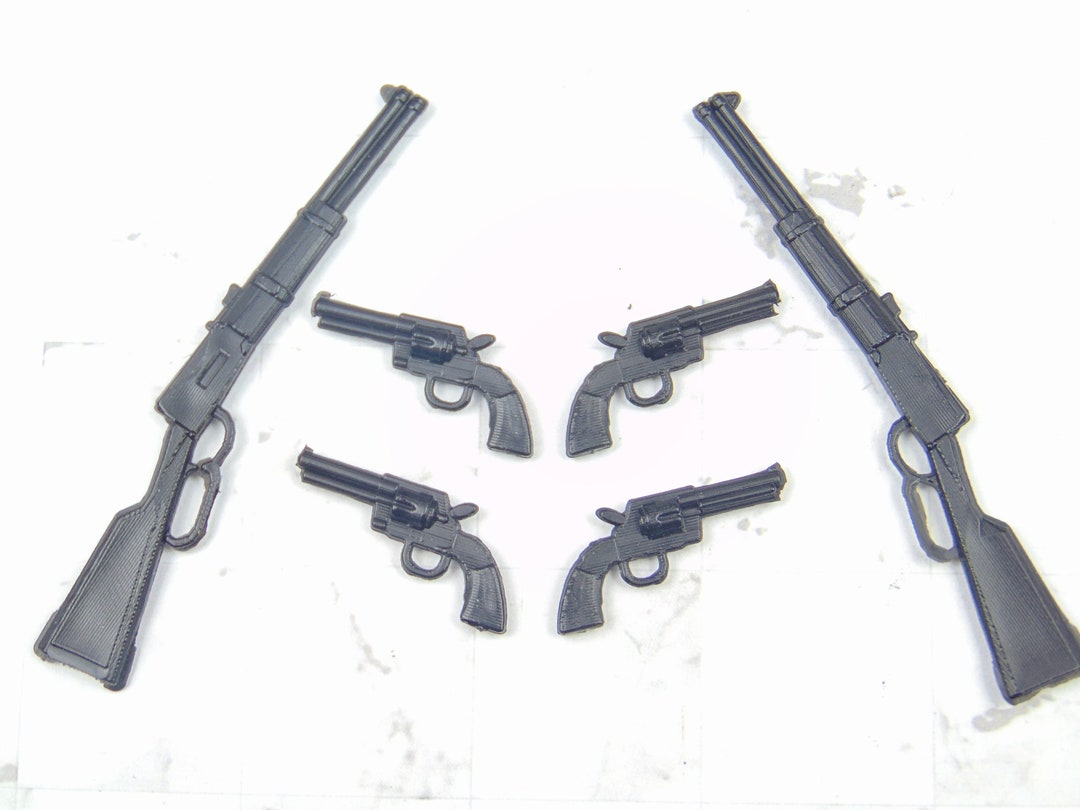 Custom Weapons 1:12 Scale for 6 Inch Figures Western Cowboy Rifle ...