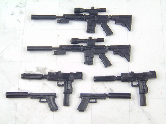 Custom Weapons 1:12 Scale for 6 Inch Action Figures Rifle SMG - Etsy