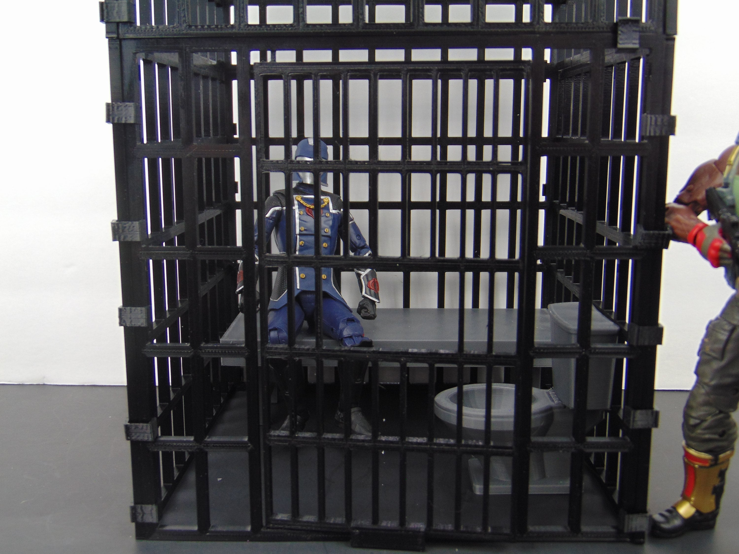 1:12 Scale Jail Cell Prison Diorama Prop Accessory 3D Print File STL ...