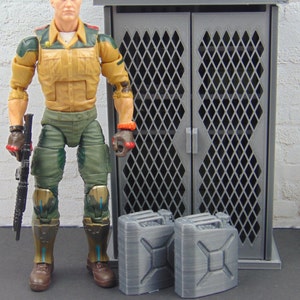 Custom Accessory 1:12 Scale for 6 Inch Action Figures Armory Locker ...