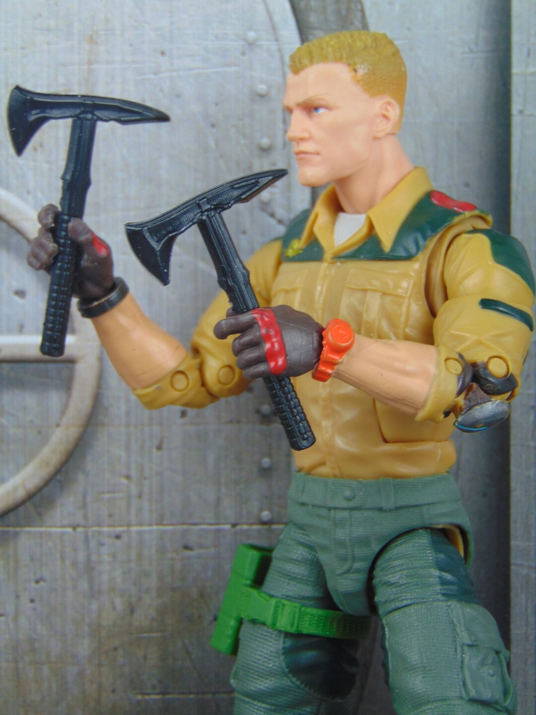 Custom Weapons 1:12 Scale for 6 Inch Action Figures Tomahawk Fighting ...