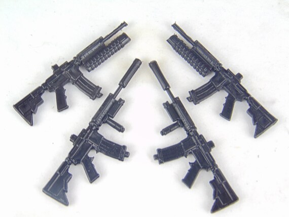Custom Weapons 1:12 Scale for 6 Figures 4pc Modern M4A1 - Etsy