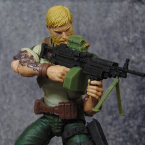 Custom 1:12 Action and Gore Effects Diorama Prop Set Muzzle Flash Blood ...