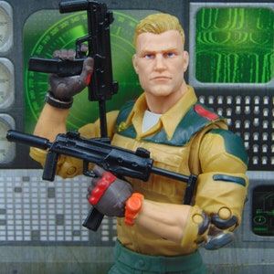 Custom 1:12 Scale Weapons Sub Machine Gun SMG Arsenal Lot Pack for GI ...