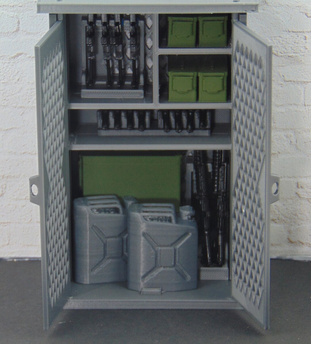 Custom Accessory 1:12 Scale for 6 Inch Action Figures Armory Locker ...