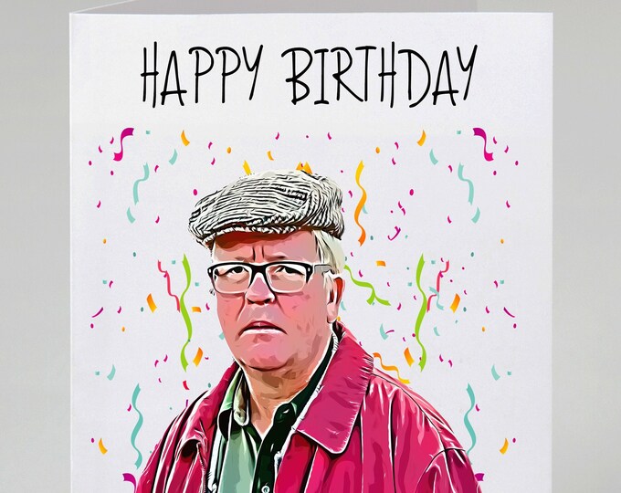 Large Personalised Winston From Still Game Scotland Birthday Greeting ...