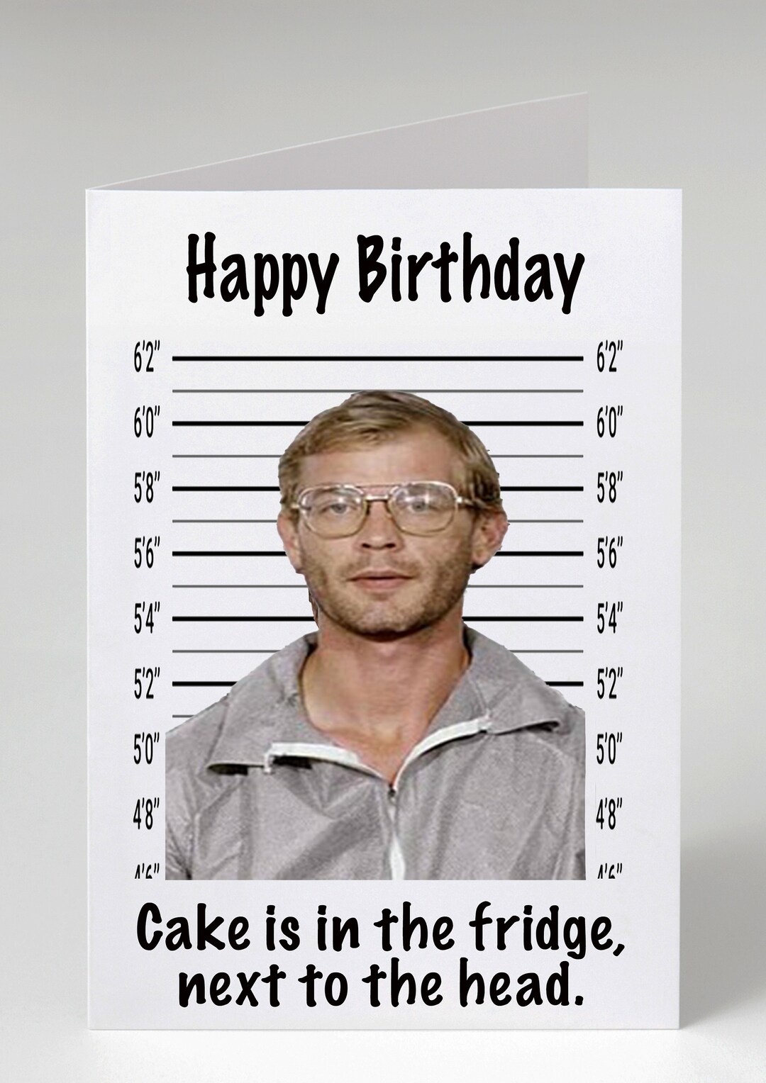 Large Personalised Jeffrey Dahmer Birthday Greeting Card. |funny | Mum ...