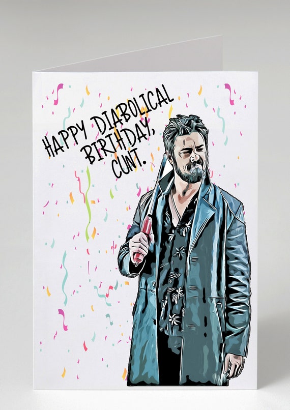 Large Personalised Billy Butcher Birthday Greeting Card - Etsy