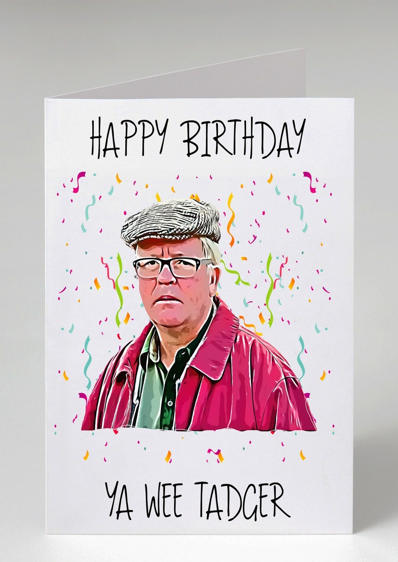 Large Personalised Winston From Still Game Scotland Birthday - Etsy UK