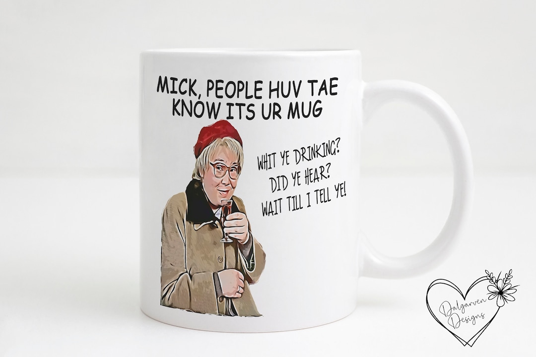 Personalised Isa Still Game Coffee, Tea Mug, Cup and Coaster Scottish ...
