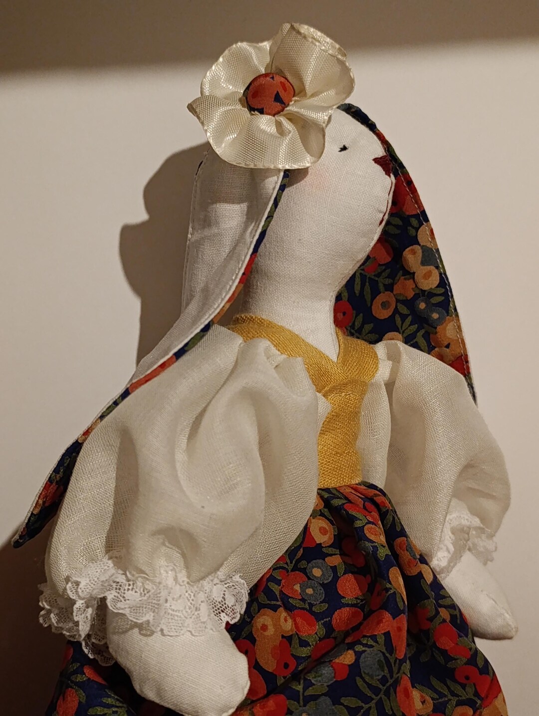 Rabbit Doll matilda Handmade Soft Toy Bunny Collectible Plush Rabbit ...