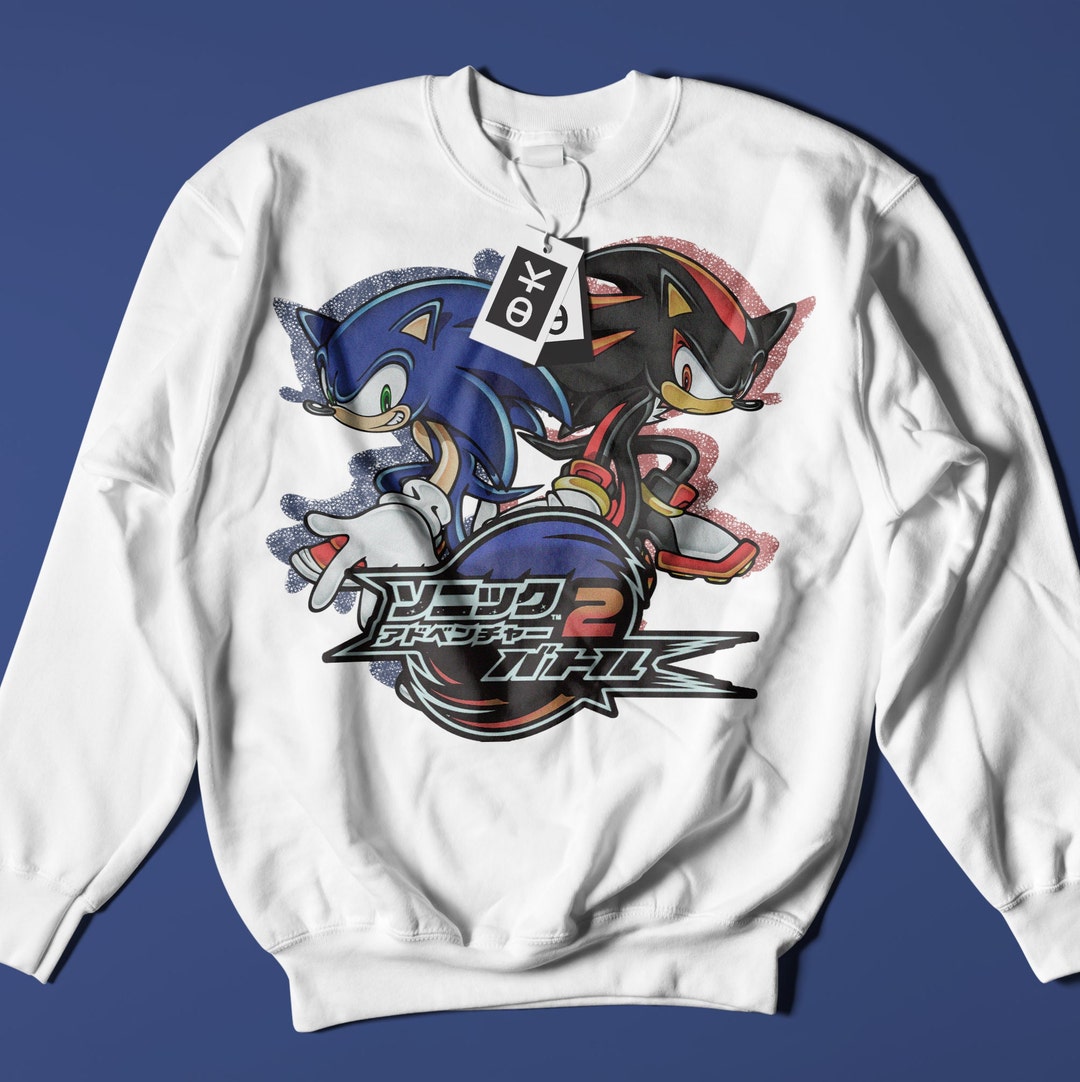 Hedgehog Japanese Sweatshirt , Sonic Adventure 2, Dreamcast Japanese ...