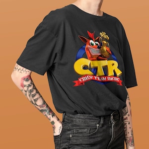 Crash Team Racing Shirt, Japanese Streetwear - Etsy