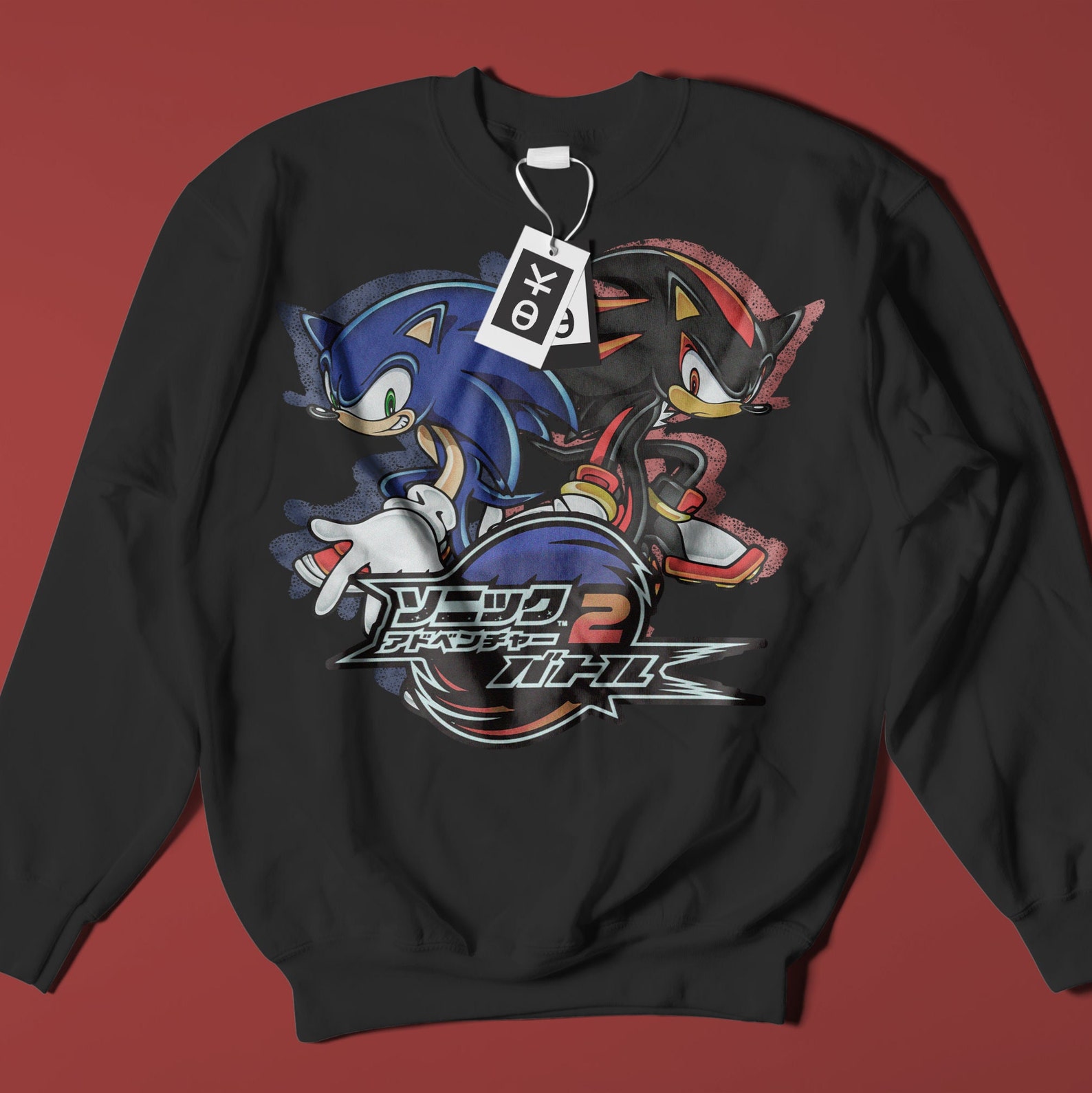 Hedgehog Japanese Sweatshirt Sonic Adventure 2 Dreamcast - Etsy