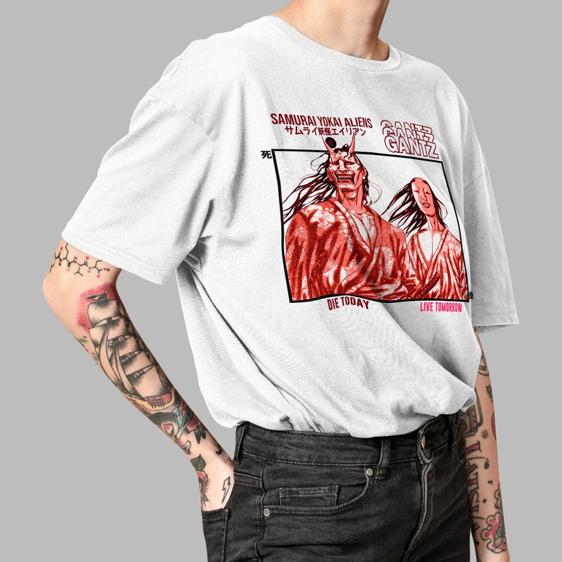 GANTZ Shirt, Anime Shirt, Japanese Streetwear - Etsy