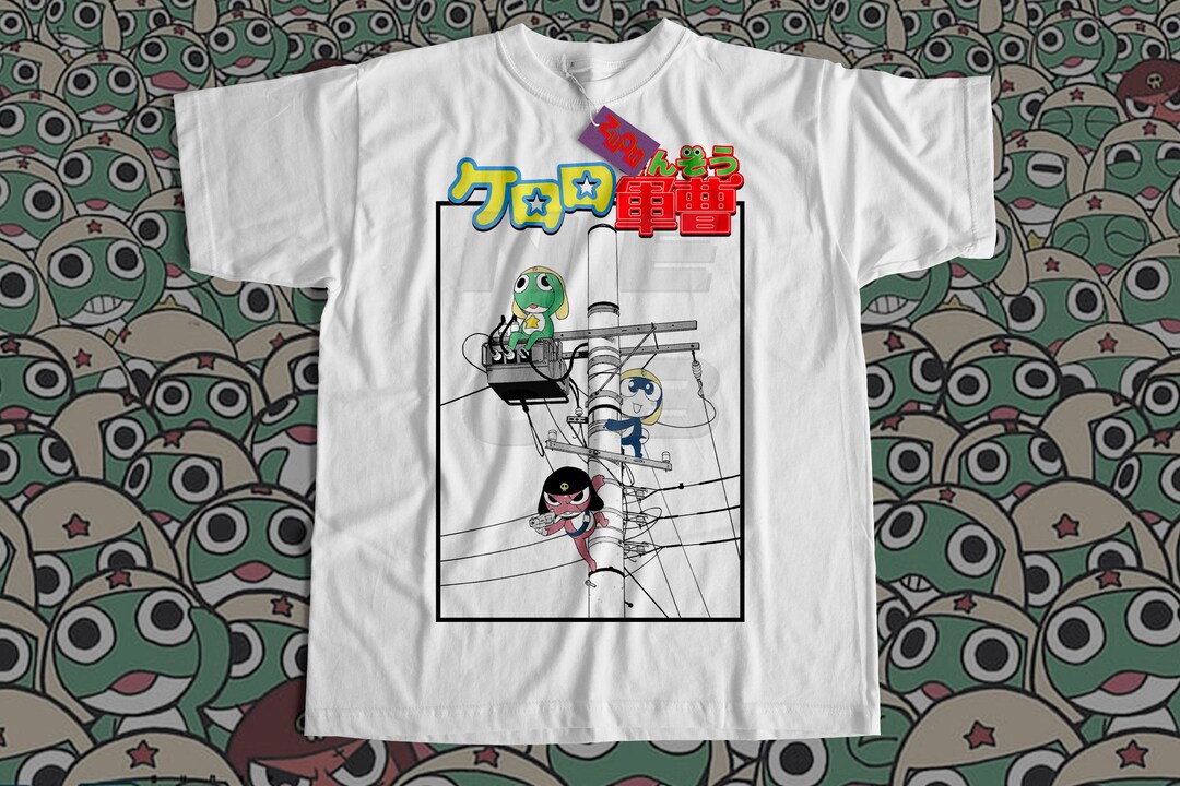 Keroro Shirt, Anime Shirt, Japanese Streetwear - Etsy