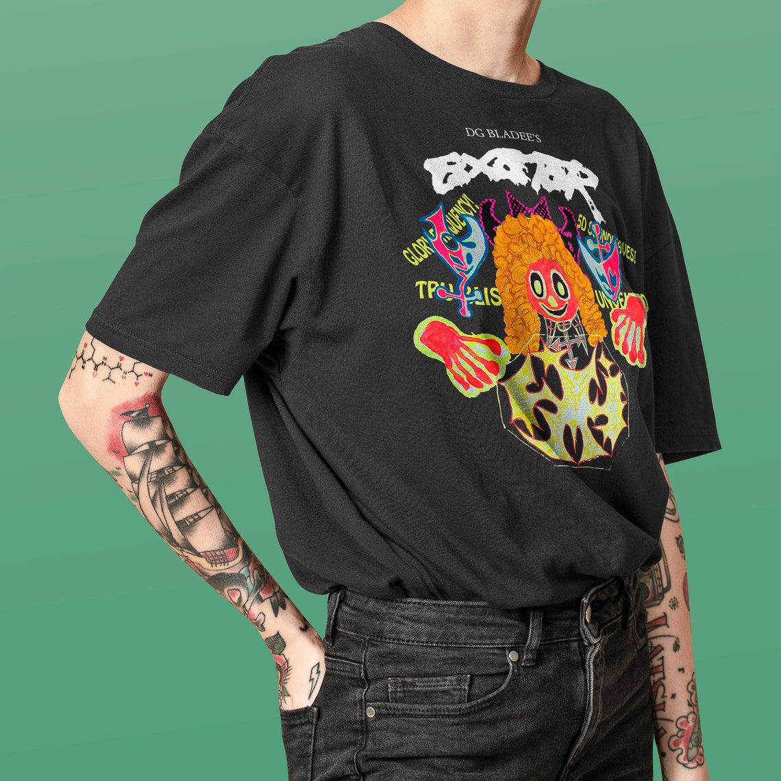 Bladee shirt Exeter Drain gang shirt - Etsy España