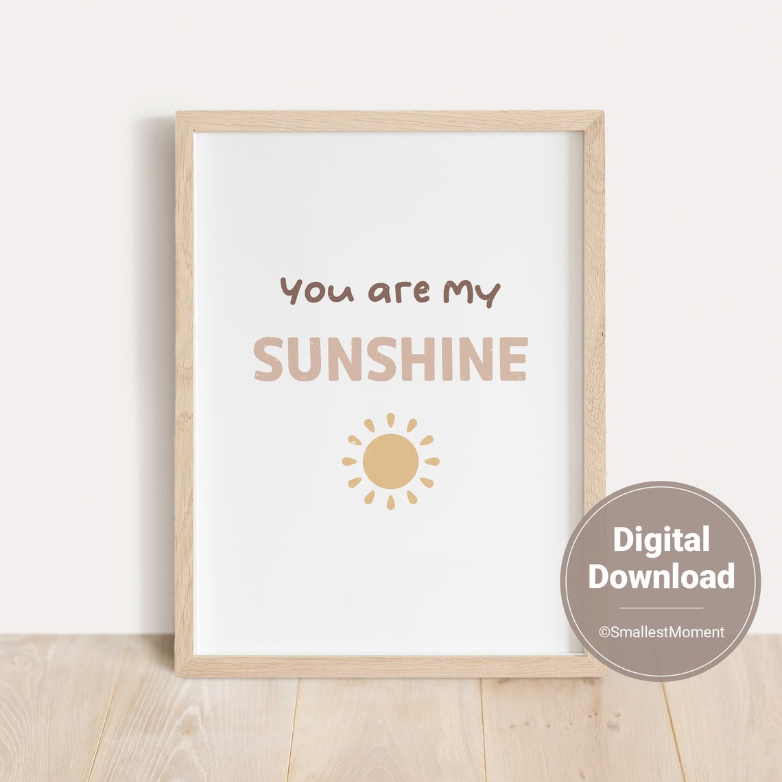 You Are My Sunshine Affirmations Wall Art for Kids - Etsy