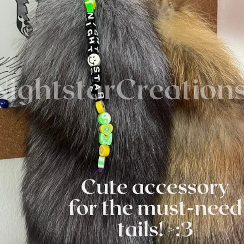 Fursuit Therian Beaded Keychain Any Color Custom Name - Etsy