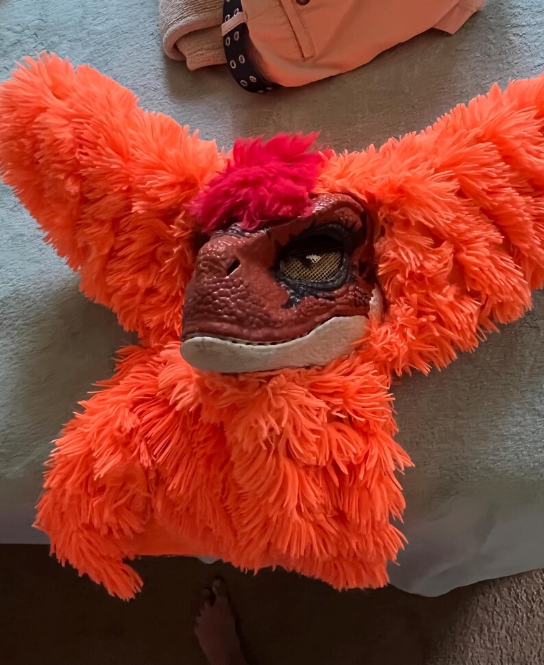 Orange and Red Premade Dinomask Fursuit Head - Etsy