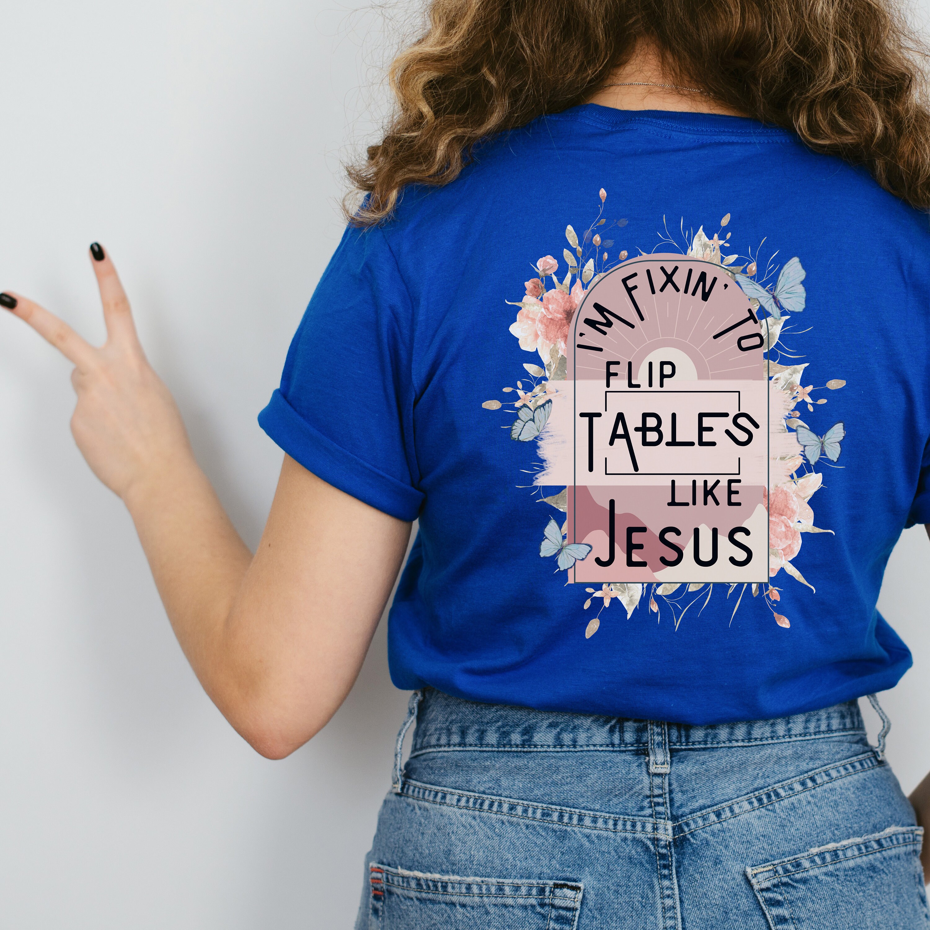 Flip Tables Like Jesus, Flipping Tables, Funny Christian, Faith Shirt ...