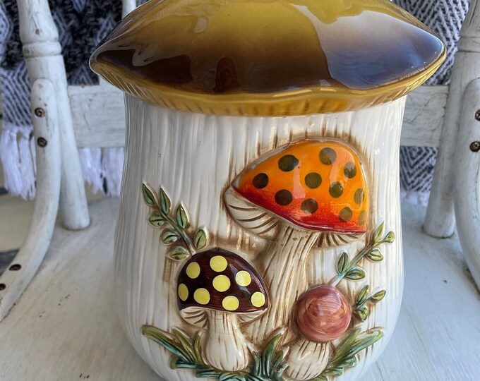 Merry Mushroom Vintage Cookie Jar | Vintage 1970's Sears Roebuck Co ...