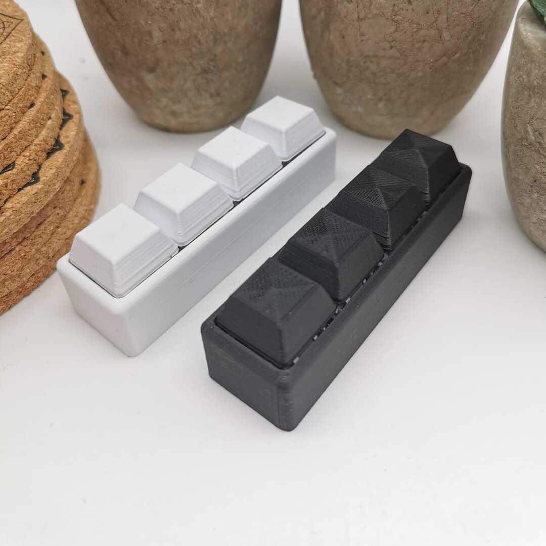 Quad-key Clicky Mechanical Keyboard Fidget Anti-stress Toy Clicking ...